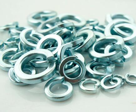 White zinc plated spring washer din127 128 - Haiyanbolt.com