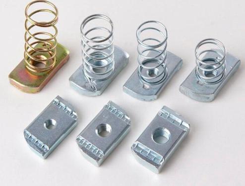 Carbon steel spring nut zinc plated - Haiyanbolt.com